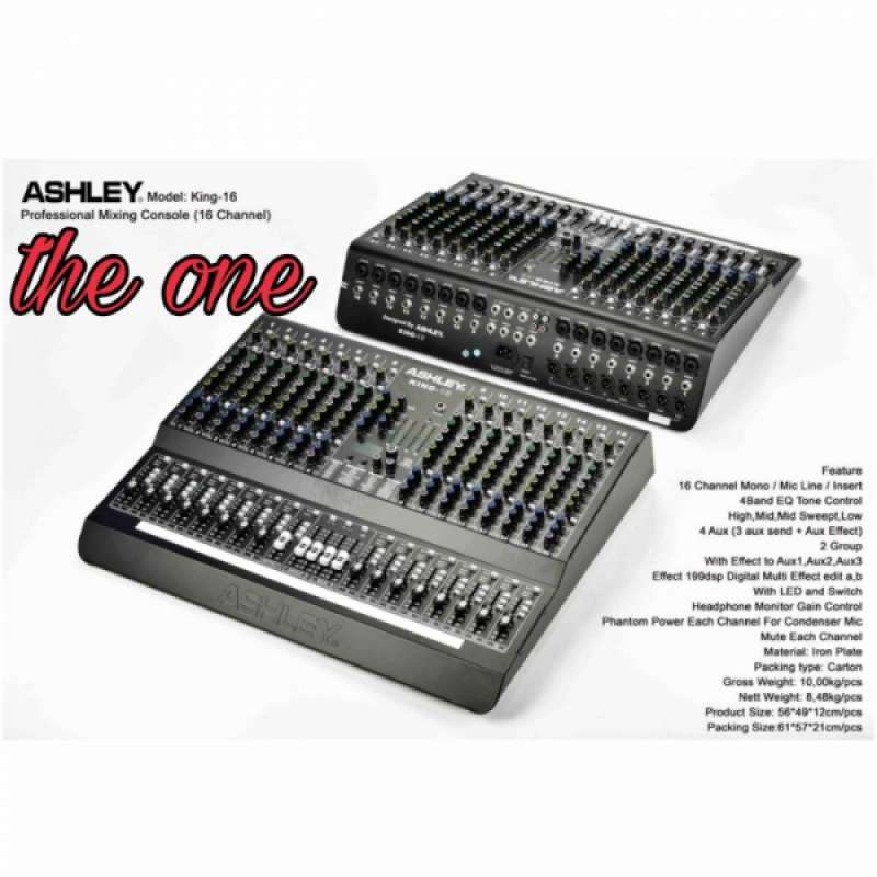 Promo Mixer Audio Ashley King 16 Note / King 16Note Diskon 15% di ...