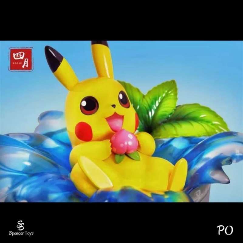 Promo DP RESIN STATUE PIKACHU ON GLASS BY APRIL (PRE-ORDER) SPENCERTOYS ...