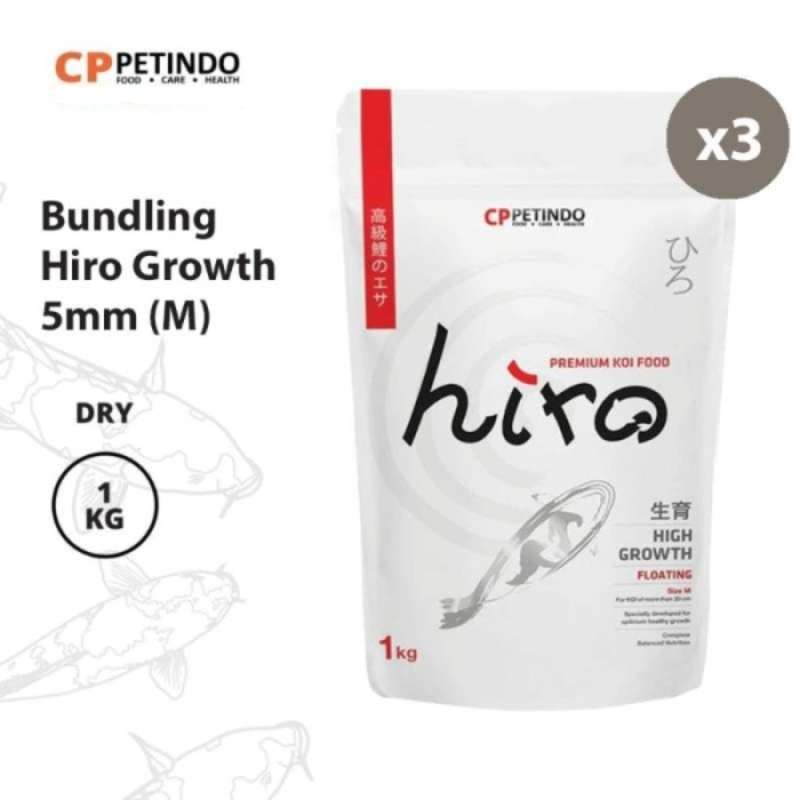 Jual Cppetindo (Bundling) Hiro Growth 5 Mm - 1 Kg (3 Pcs) di Seller Widya Planet Shop - Kalibata ...