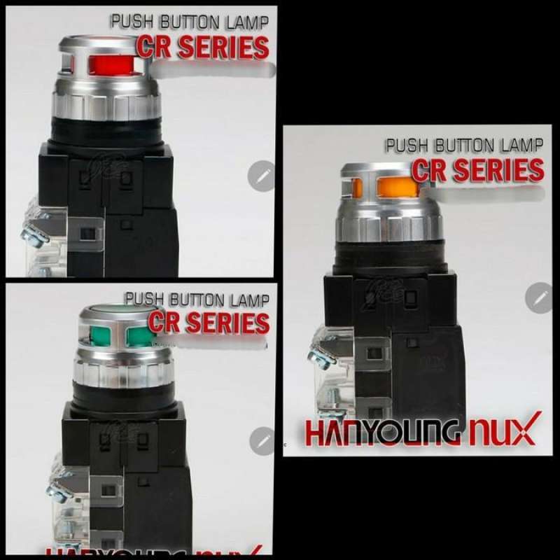 Jual Push Button Lamp 25 Mm Hanyoung Crx-g25mar / Crx-g25mag Di Seller ...