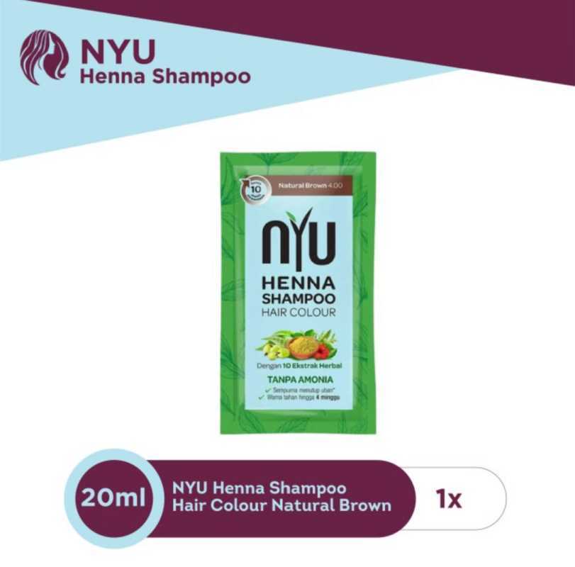 Jual Nyu Henna Shampoo - Sampo Semir Black/brown/burgundy Di Seller Sk ...