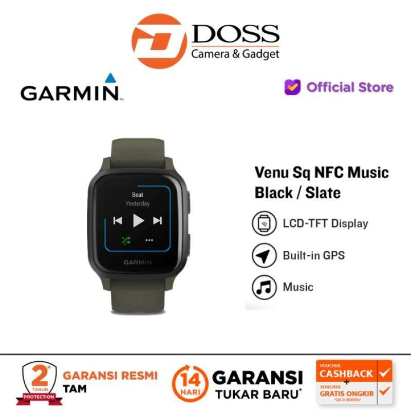 Jual Garmin Venu Sq Smartwatch NFC Music di Seller DOSS Jogja Official Store - Kab. Sleman, DI ...