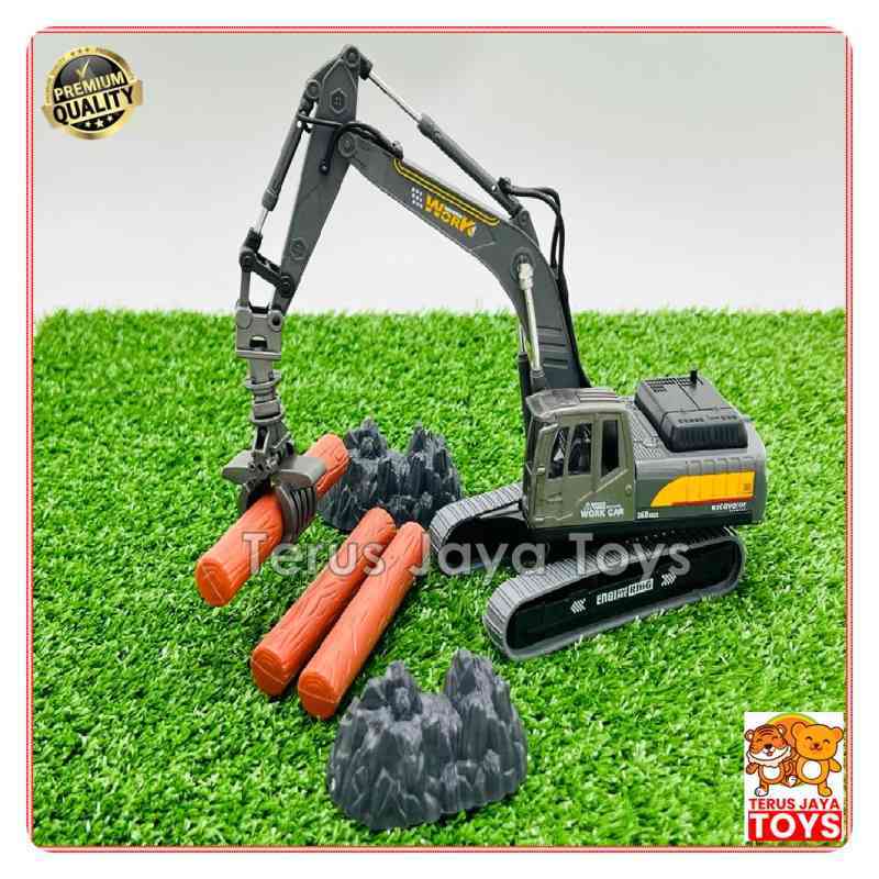 Jual New mainan truk excavator mainan mobil mobilan truk diecast di ...