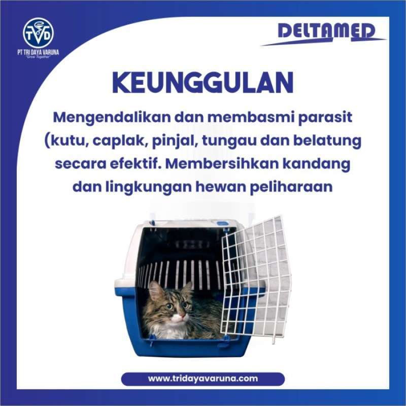 Jual Deltamed Cara Mudah Basmi Kutu Tungau Caplak Anjing Kucing Kelinci ...