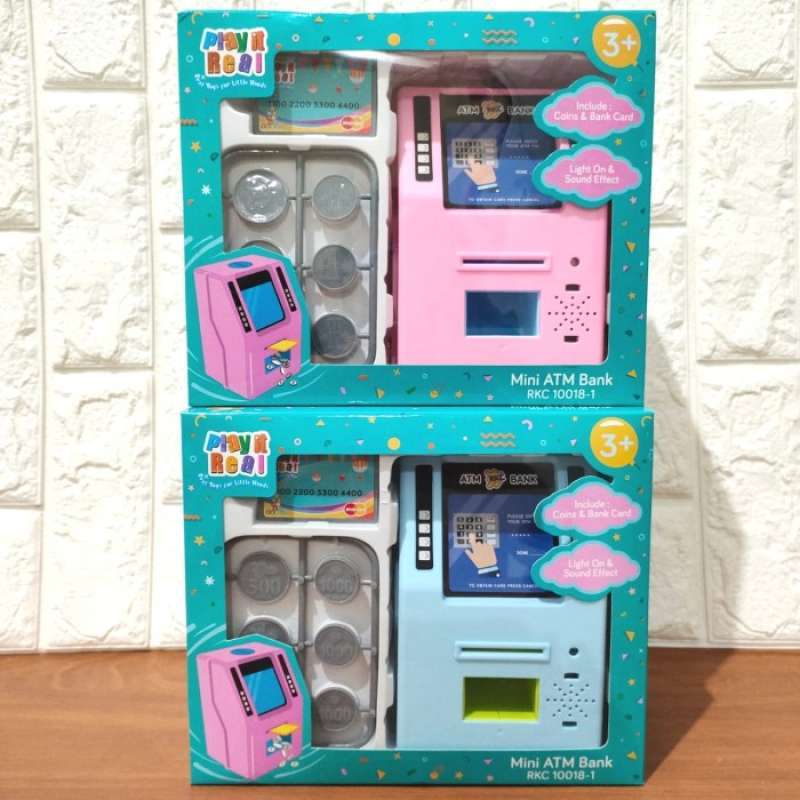 Jual Mainan Edukasi Anak Celengan Atm Bank Mesin Tabungan Koin Dan ...