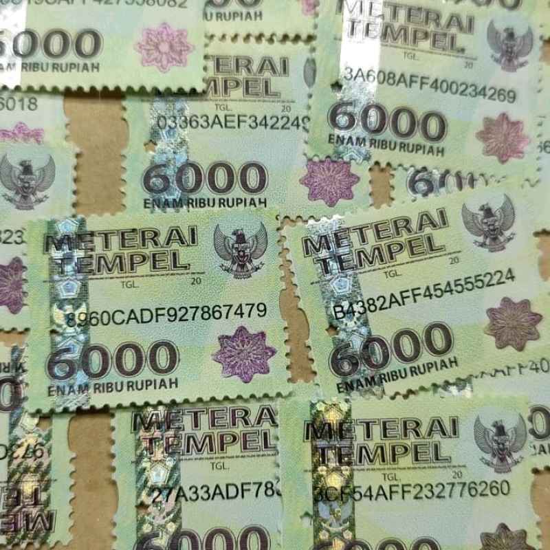 Promo materai 6000 Diskon 25% di Seller Bendajadulan - Sukahati, Kab ...