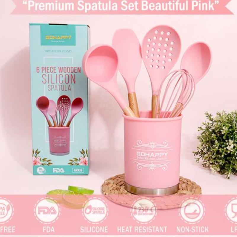 Jual SPATULA SET SILICON TAHN PANAS Original GOHAPPY GHX26 spt stein ...