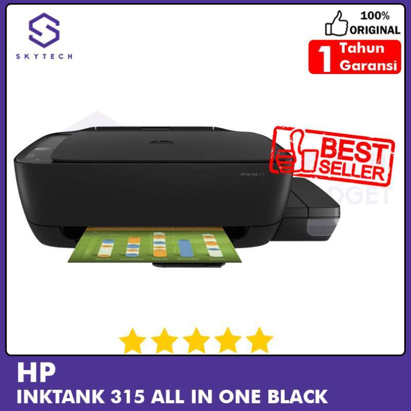 Jual PRINTER HP INKTANK 315 PRINT SCAN COPY ALL IN ONE PRINTER AIO di ...