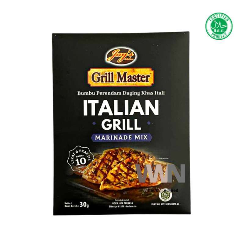 Jual Jay's Grill Master Italian Grill Marinade Mix 30gr - Bumbu Marinasi Di Seller Whatsweneed ...