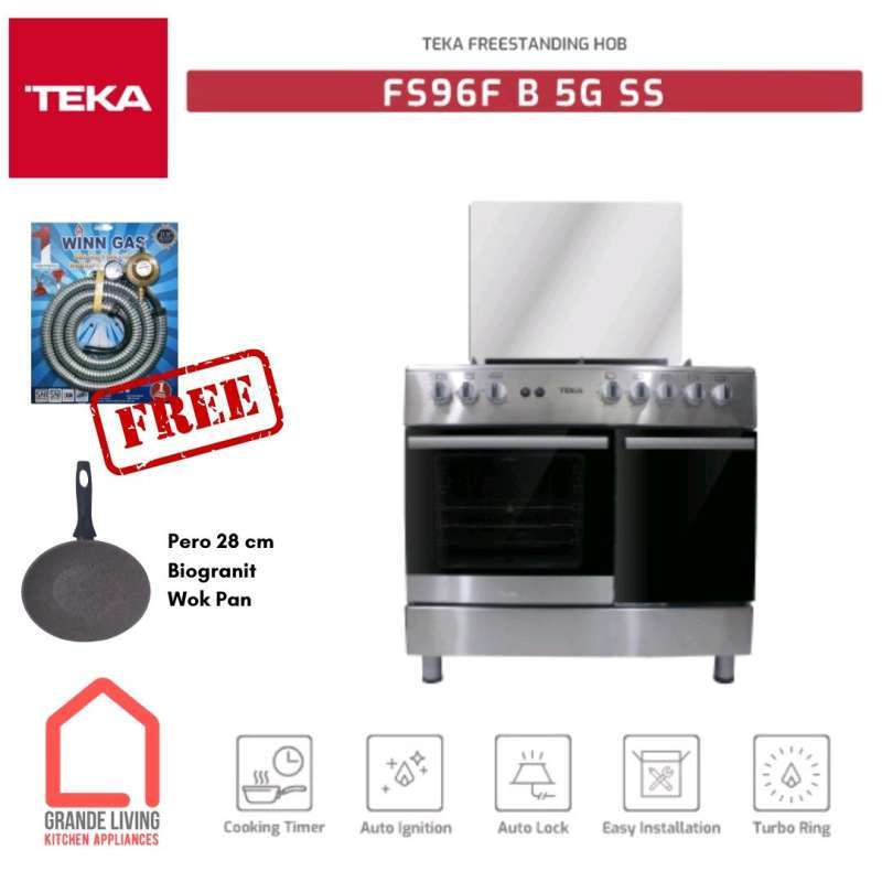 Jual Kompor Freestanding TEKA FS96F 5G Maxi Oven di Seller Grande ...