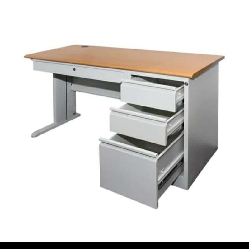 Promo Meja Kantor Meja Kerja Informa Metal Desk 140cm Diskon 30% Di ...