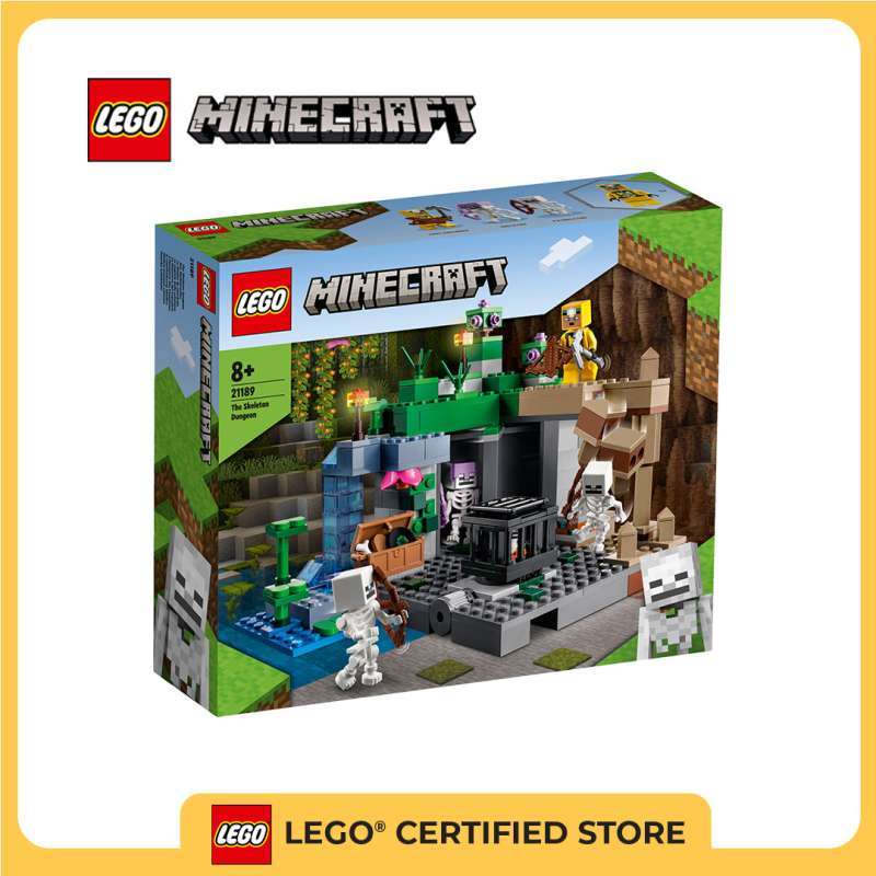 Jual Lego 21189 Minecraft The Skeleton Dungeon Di Seller Bricksid - Lcs ...