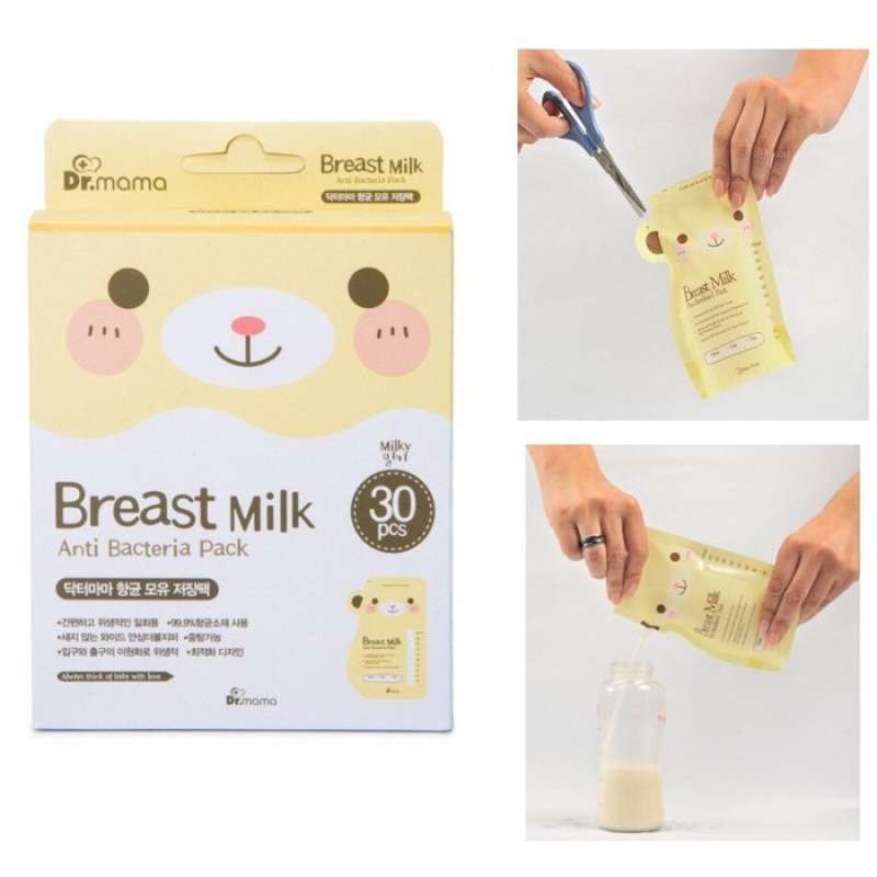 Promo Dr Mama Breast Milk Anti Bacteria Pack - Kantong Asi Diskon 34% ...