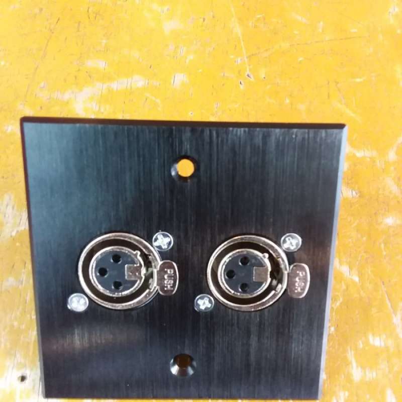 Promo FACE PLATE AUDIO 2 XLR FEMALE / CANON BESI Diskon 55% di Seller ...