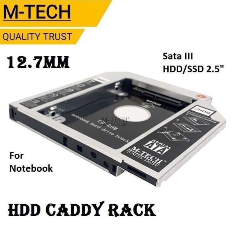 Jual M-tech Hdd Caddy Rack 12.7mm Sata For Laptop Di Seller Starcomp ...
