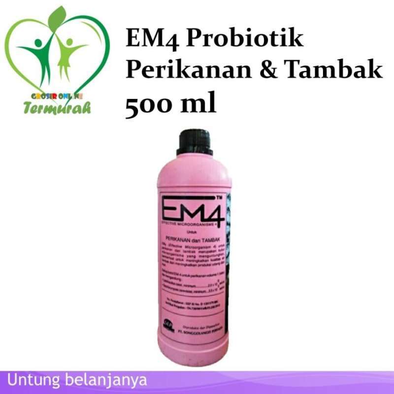 Jual EM4 botol/ Probiotik perikanan tambak/ Mikrobakteri air tambak di ...
