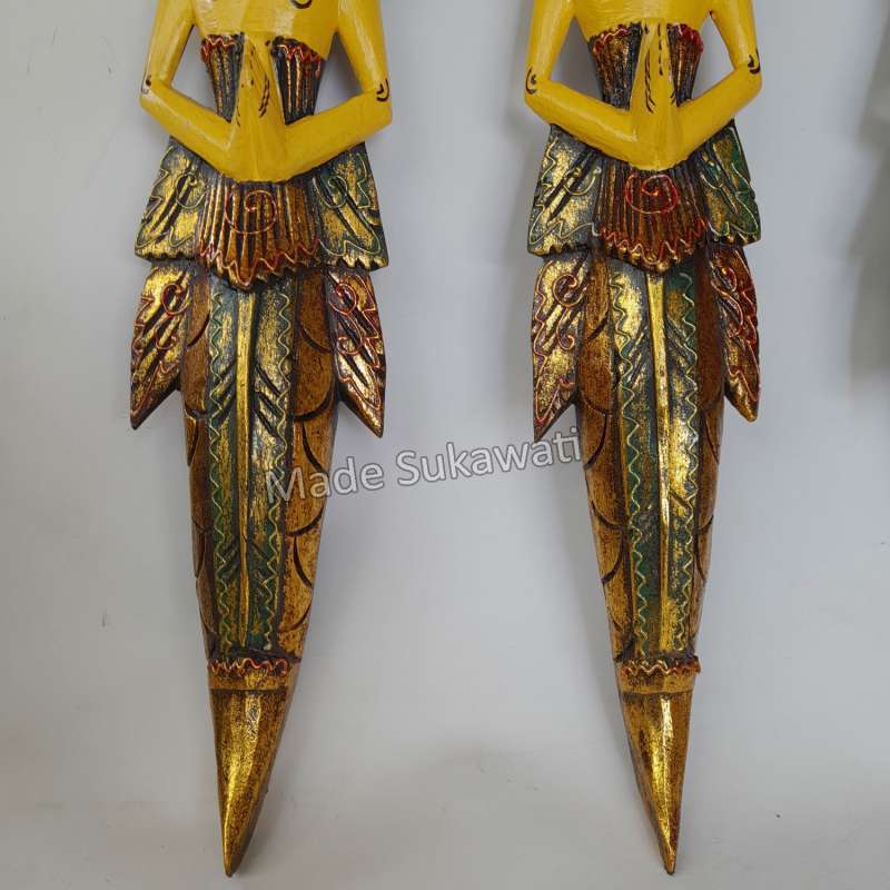 Jual Sepasang Rama Sita Sinta Shinta 50cm Kerajinan Ukiran Kayu Hiasan ...