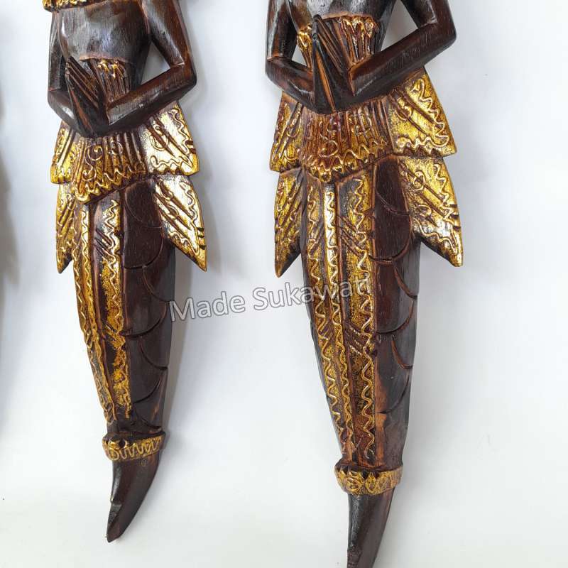 Jual Sepasang Rama Sita Sinta Shinta 50cm Kerajinan Ukiran Kayu Hiasan ...