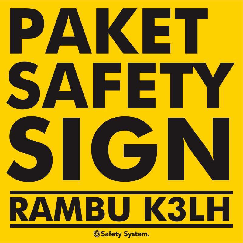 Jual PAKET SAFETY SIGN RAMBU K3 EXIT EMERGENCY LABEL B3 PARKIR APAR di ...