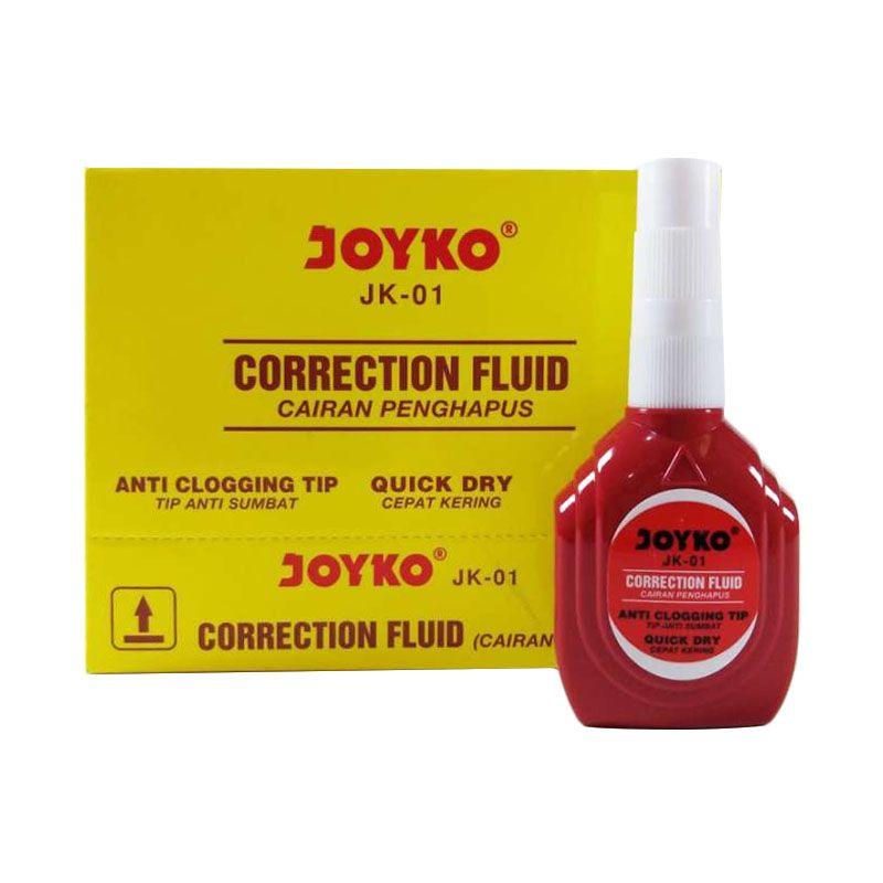 Jual Joyko JK01 Tip Ex Cairan Koreksi Fluid [1 Pak isi 12 pcs] di ...
