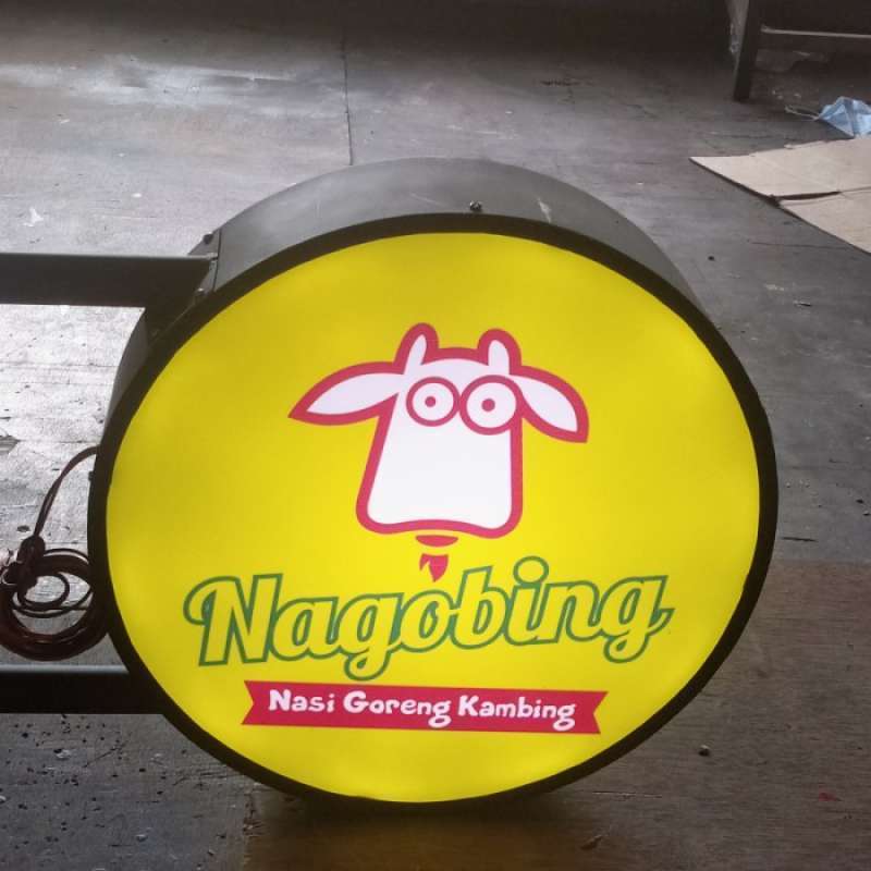 Jual Neon Box Bulat dan kotak diameter #40 2 SISI di Seller SAIRA ...