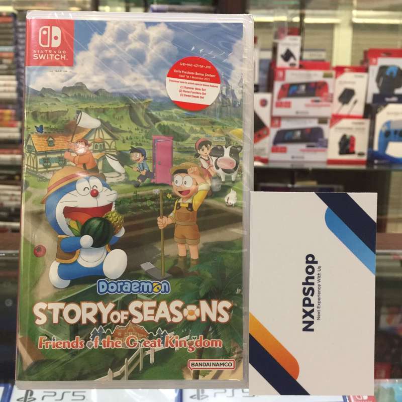 Promo Doraemon Story of Seasons Friends of The Great Kingdom Nintendo ...