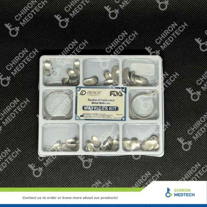 Promo Dental sectional matrix contoured metal matrices set (100pcs ...