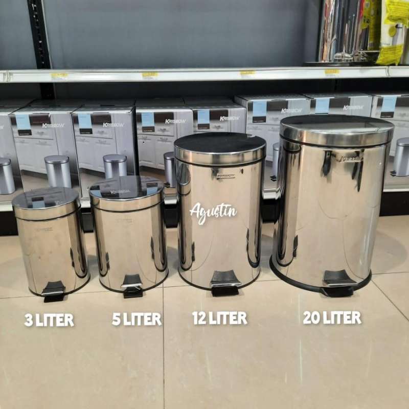 Jual Krisbow Tempat Sampah Stainles Pedal Injak - 20 Liter Di Seller By.agustin - Jaka Setia ...