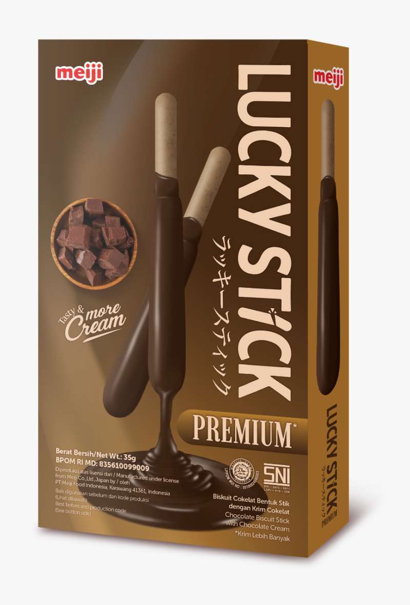 Jual Lucky Stick Meiji Premium Chocolate [35 G] Di Seller Sukanda Snack ...