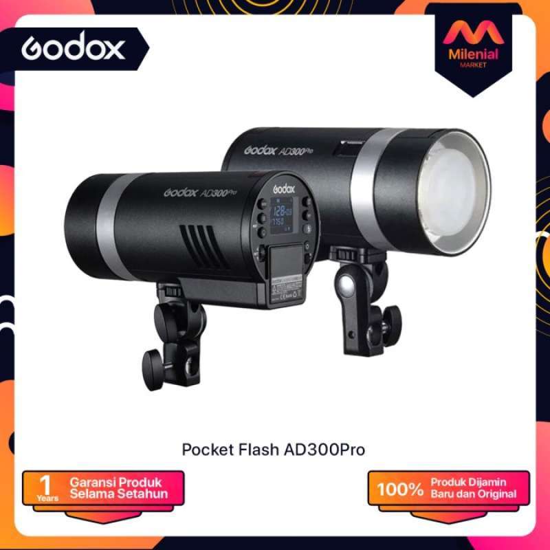 Jual Godox Ad300 Pro Godox Ad 300 Pro Godox Ad300pro 300w Portable ...