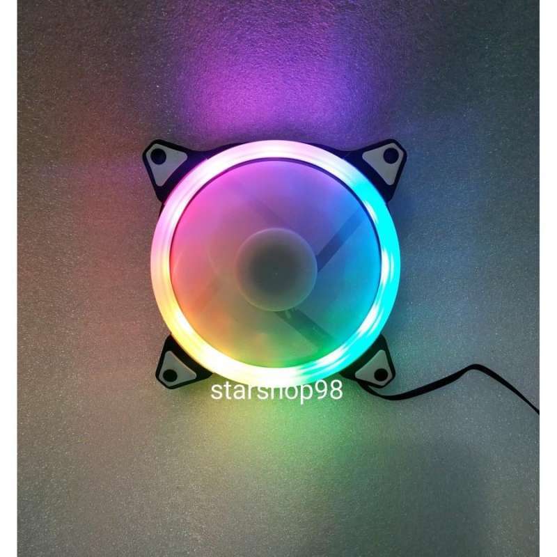 Jual Illusion L-02 RGB Rotating Led Mejec Fan Casing 12CM LED Rotating ...