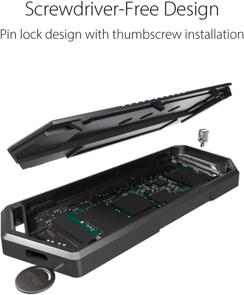 Jual Asus Rog Strix Arion M.2 Nvme Ssd External Portable Enclosure Case ...