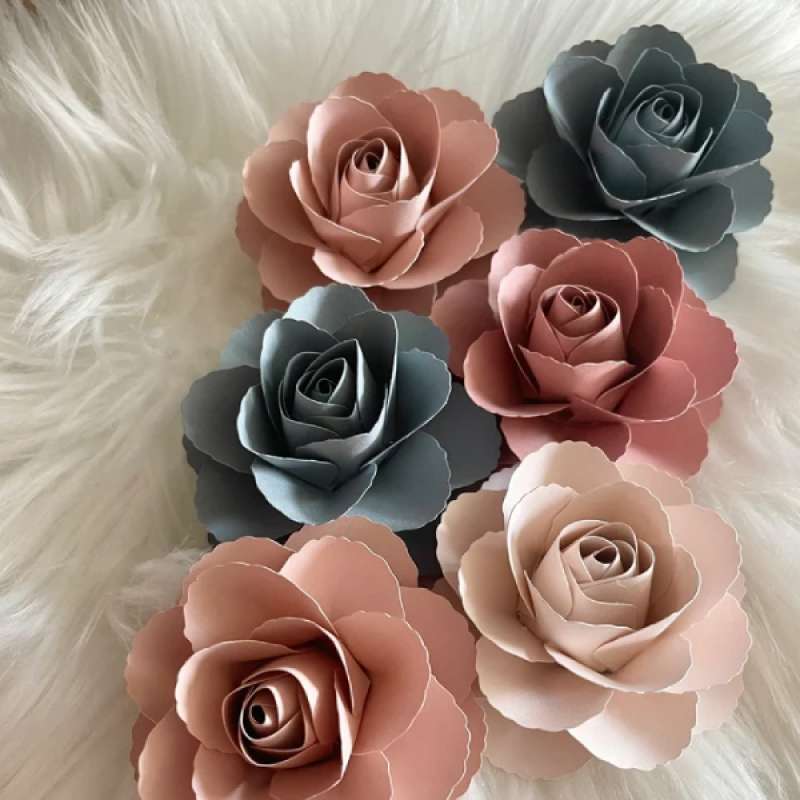 Jual Bunga Kertas + Dekorasi Pesta + Unduh Digital SVG, DXF, PDF di ...