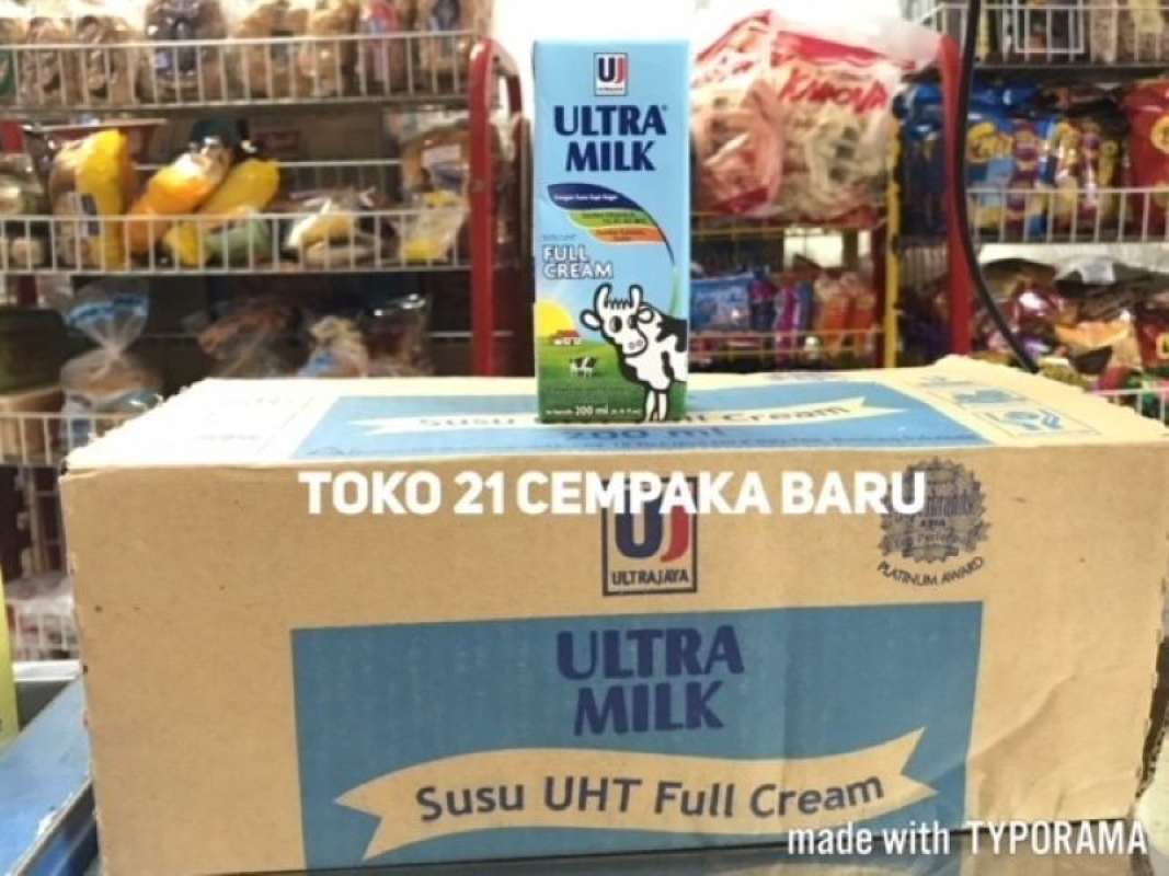 Jual Susu UHT Ultra Milk FULL CREAM 200ml 1 KARTON | Susu Krim Putih ... Jual Susu UHT Ultra Milk FULL CREAM 200ml 1 KARTON | Susu Krim Putih ...