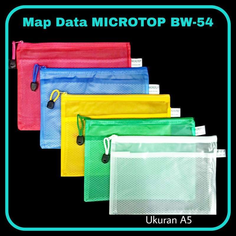 Jual SOS Map Data Amplop MICROTOP BW-54-A5 / Map Data / Map Dokumen/Map ...