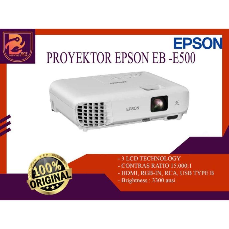 Jual PROYEKTOR EPSON EB-E500 EBE500 EB E500 PENGANTI EB-S400 di Seller ...