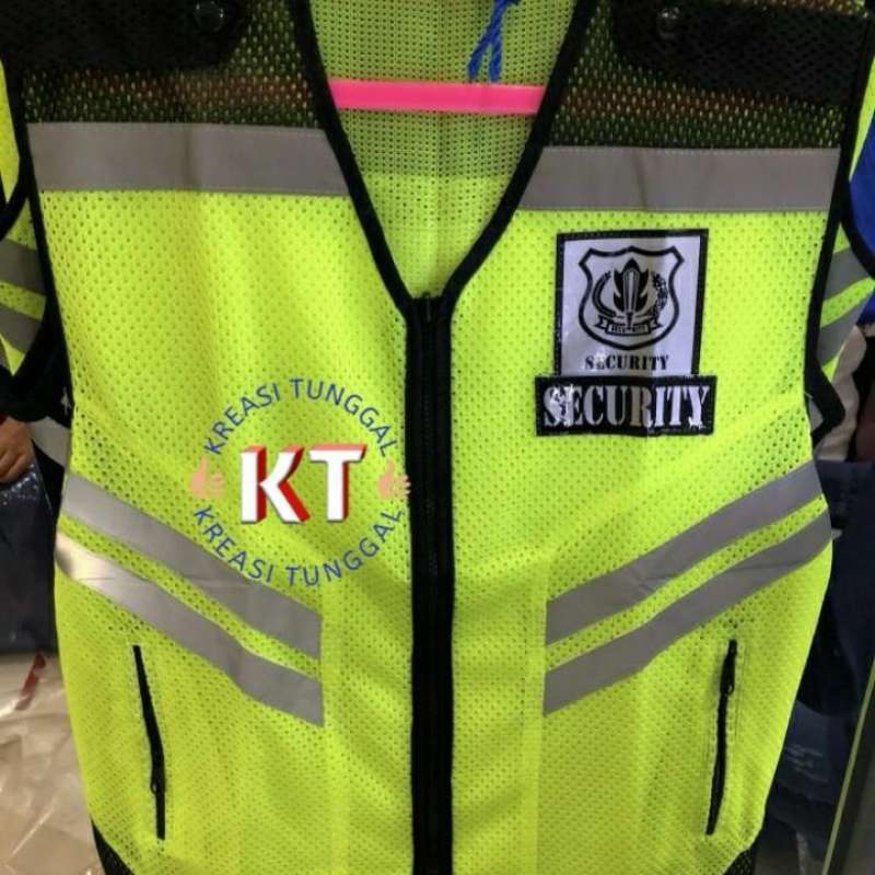 Jual Rompi Security Mesh Model Baru - Rompi Satpam Mesh Baru - Rompi ...