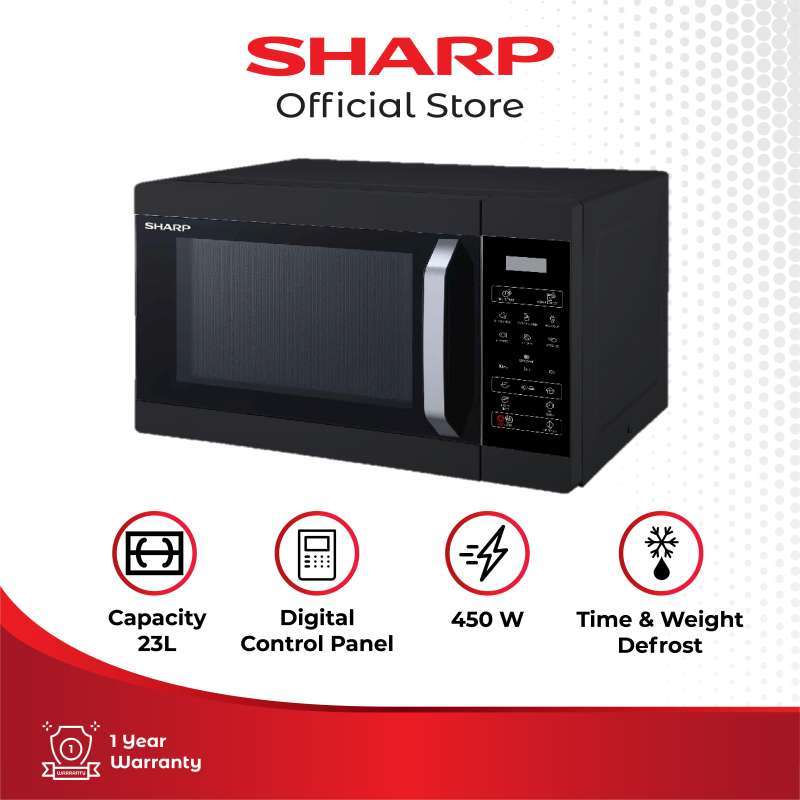 Jual Sharp R-223da-bk Microwave Solo Digital 23 Liter Di Seller Sharp ...