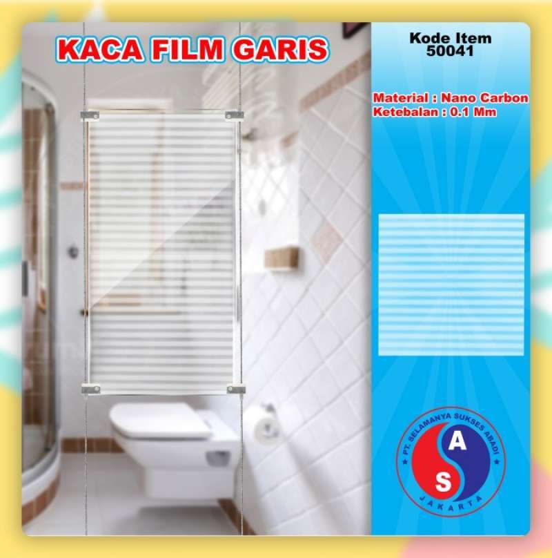 Jual stiker kaca film Sticker jendela garis putih line white small ...