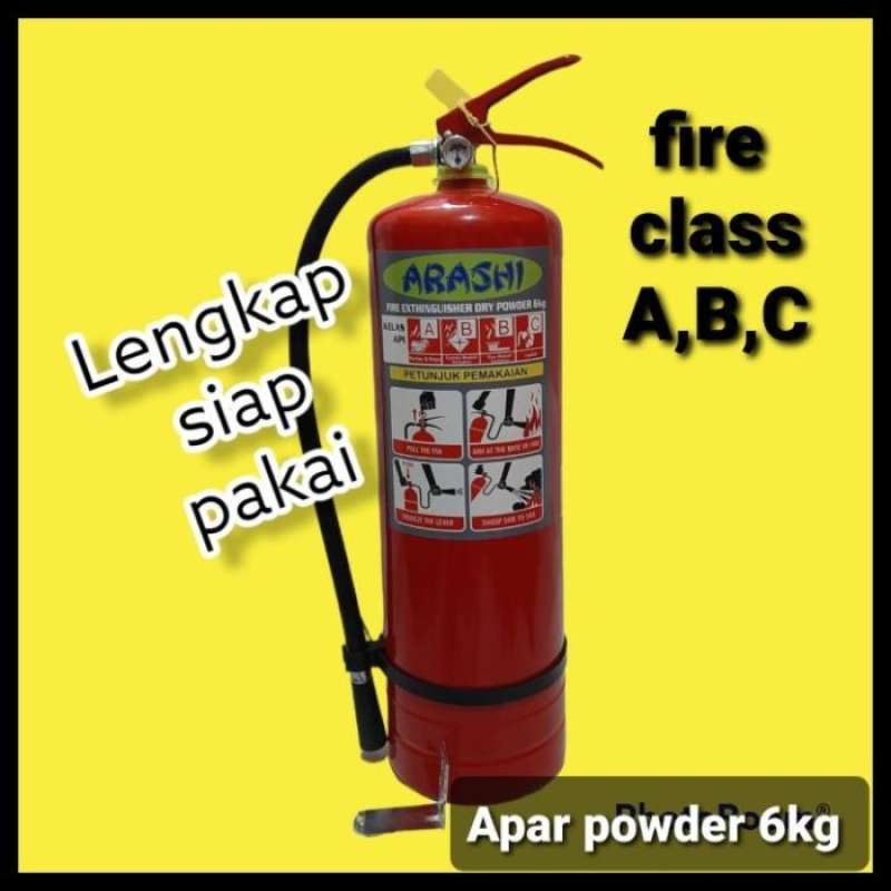 Jual Apar Dry Powder 6kg Alat Pemadam Api Ringan Fire Extinguisher Garansi Di Seller Axie Store ...