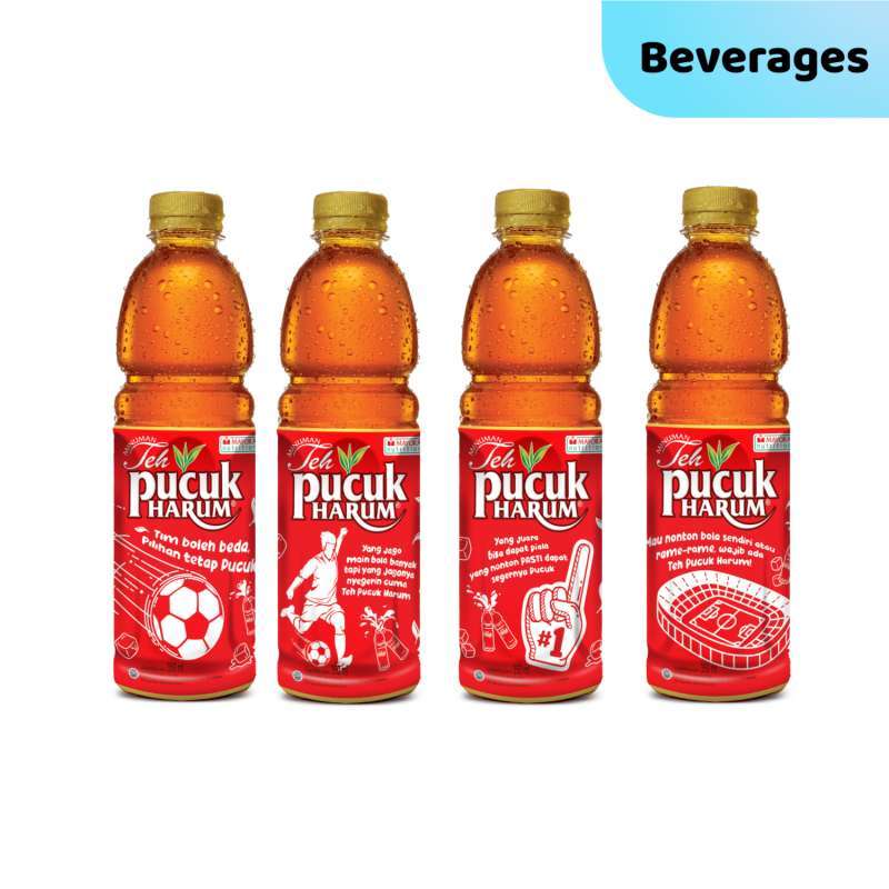 Jual Teh Pucuk Harum Soccer Edition 350ml Di Seller Mayora Official ...