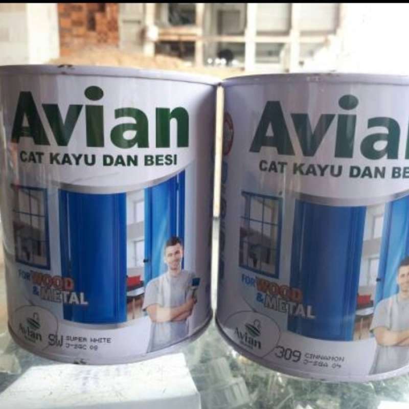 Promo Cat Avian Kayu dan Besi 1 KG HIGH GLOSS ENAMEL/ Cat Minyak 1Kg ...