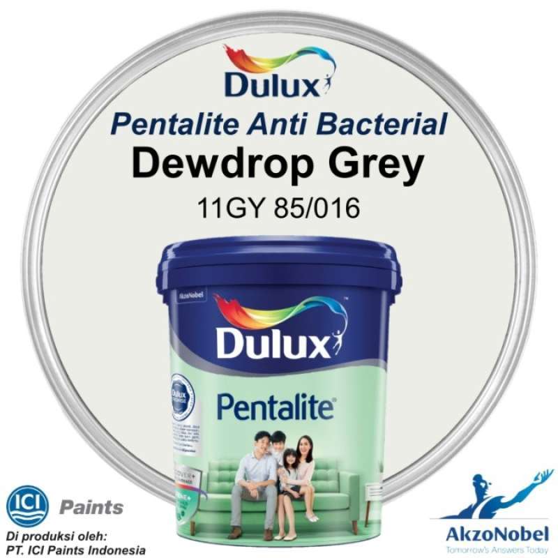 Jual CAT DULUX PENTALITE 2.5 LT - DEWDROP GREY 11GY 85/016 di Seller ...