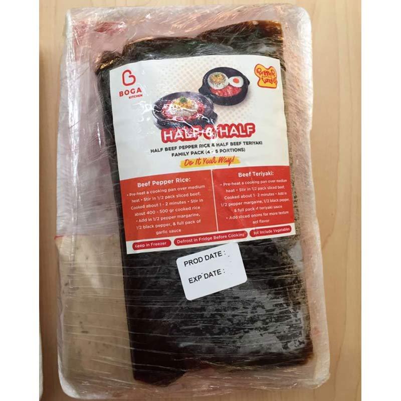 Jual PEPPER LUNCH Family Pack Half & Half Beef Teriyaki & Pepper Rice ...