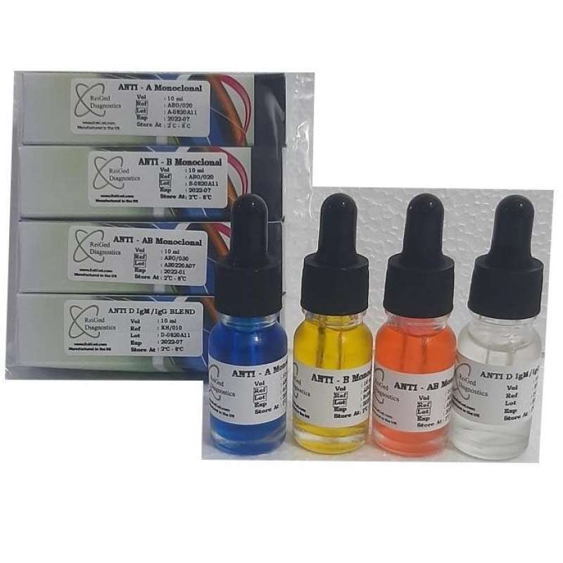 Promo Alat Medis Set Serum Uji Golongan Darah / Reagen Golongan Darah ...