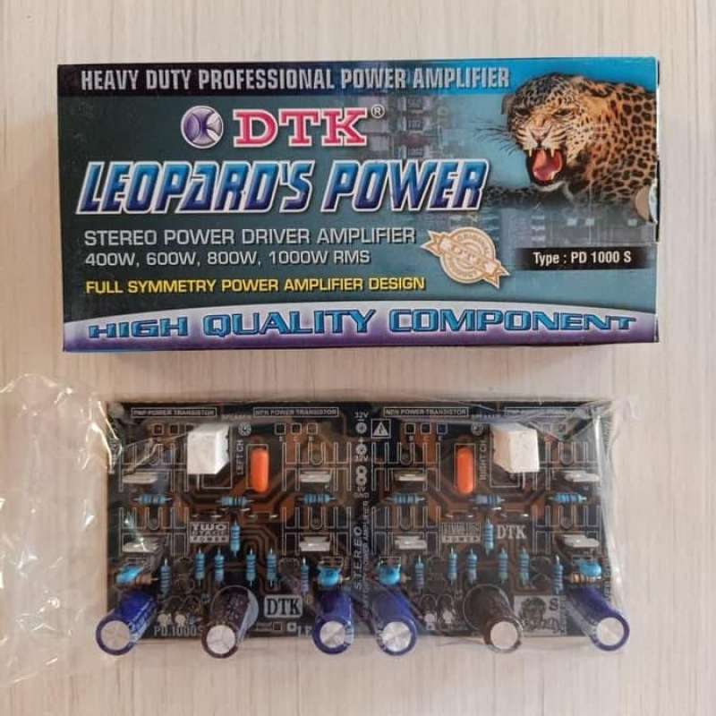 Jual Kit / Rangkaian Stereo Power Driver Amplifier Pd-1000s Di Seller ...