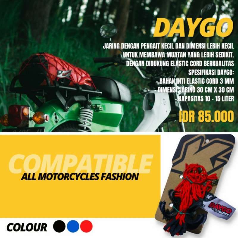 Promo JARING KAMBING GUNUNG DAYGO JARING MOTOR JARING HELM TAS JAS ...