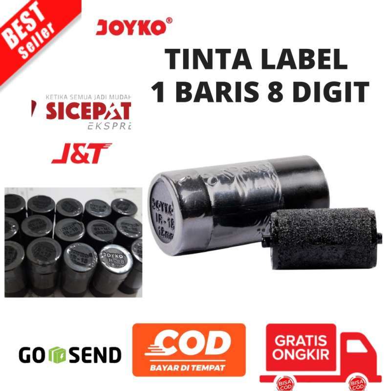 Jual Joyko Tinta Label 1 Baris 8 Digit Tinta Harga Labeller Mx-5500, Mx ...