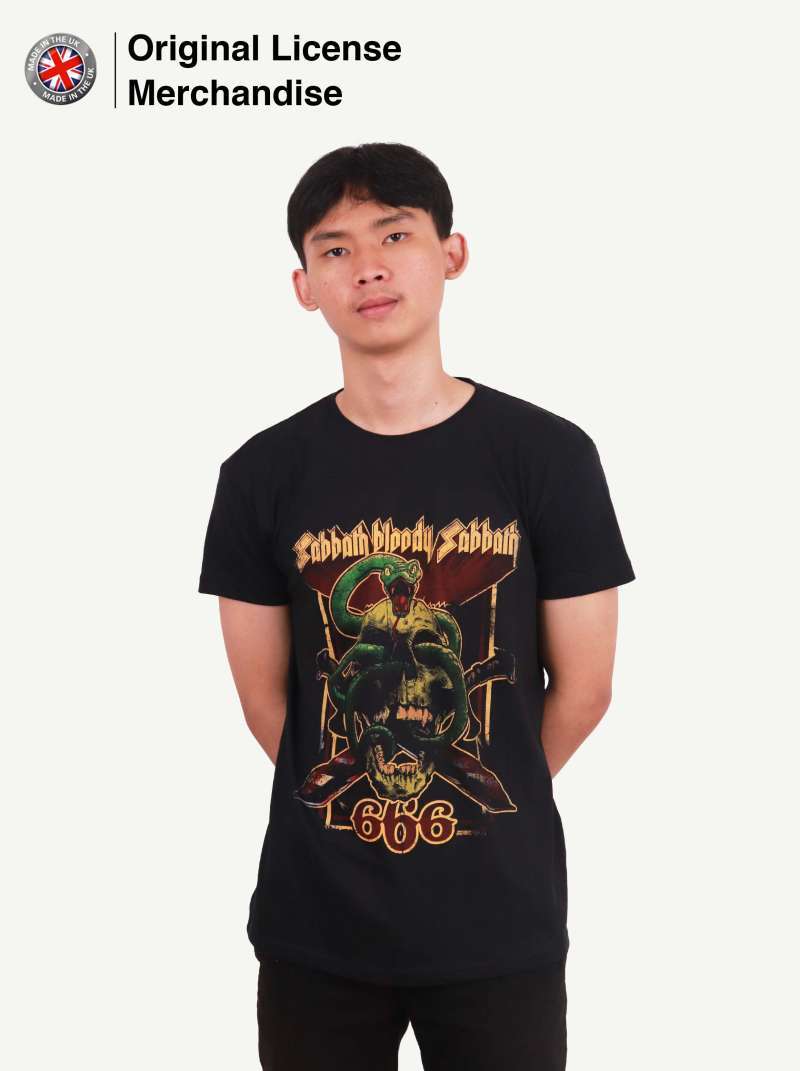 Jual Black Sabbath Bloody Sabbath 666 Kaos Band Musik Original Heavy ...