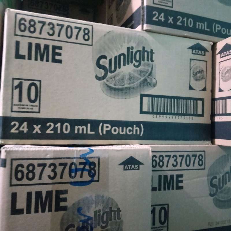 Promo SUNLIGHT LIME POUCH 210ML / SUNLIGHT 5000 ( isi 24 pcs / carton ...